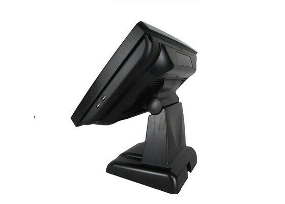 Black All In One POS Terminal With Industrial Computer Enclosure High Resolution