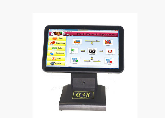 Software Pos Terminal Cash Register , Touch Screen Lcd Cash Register Low Power Dissipation