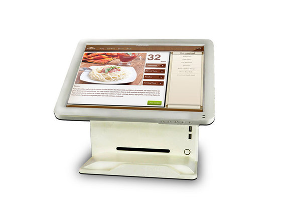 Touch Screen Retail POS Machine Waterproof With Card Reader High Brightness