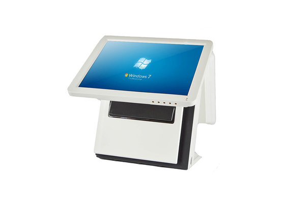 15 Inch Windows Dual Screen Pos System , Double Display Embedded Pos System