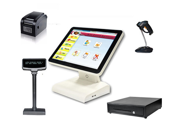 Industrial Computer Retail EPOS Systems All In One Touchscreen With WIFI Interface