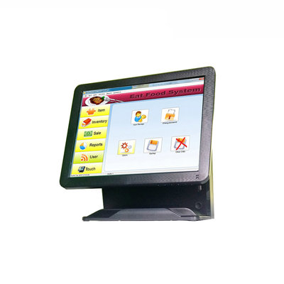 15" Resistive POS Touch Screen Computer ABS Shell With Buillt - In Card Reader