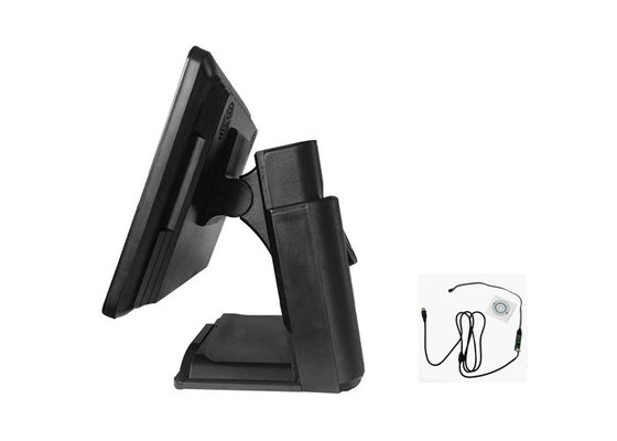 Restaurant All In One Touchscreen POS Terminal Win10 System Space Saving