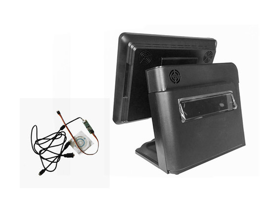 15'' PC All In One Touch Screen Cash Register With Card Reader / VFD High Resolution
