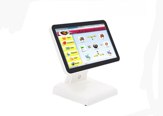 White Color Wifi Retail Pos Terminal High Brightness Waterproof Special Design