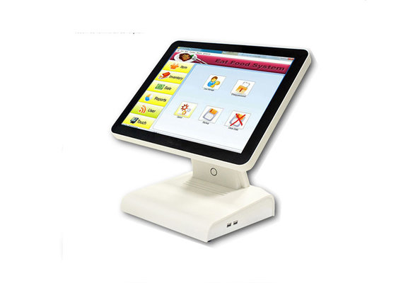 Fanless Direct Touch All In One Pos Machine , Touch Pos Terminal With DDRIII Memory