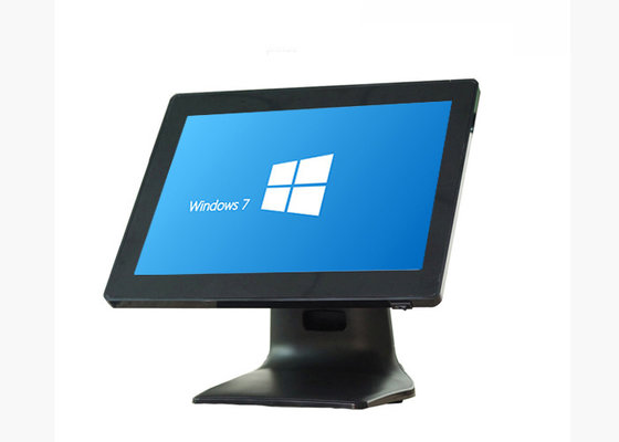15 Inch Retail EPOS Systems All In One LCD Cashier Black / White Color