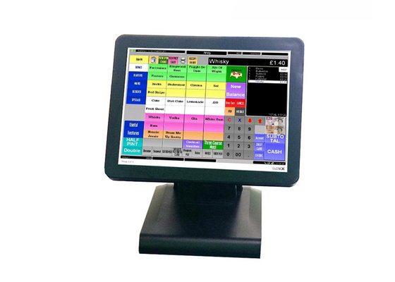 Black NEW 15 inch Touch Screen Monitor Touch Panel Pos Terminal All In One For Restaurant