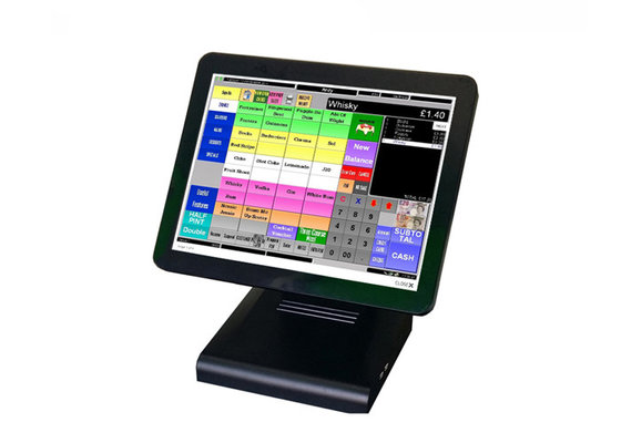 Black NEW 15 inch Touch Screen Monitor Touch Panel Pos Terminal All In One For Restaurant