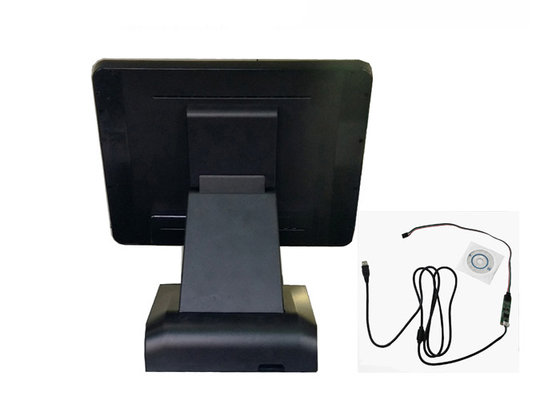 Black NEW 15 inch Touch Screen Monitor Touch Panel Pos Terminal All In One For Restaurant
