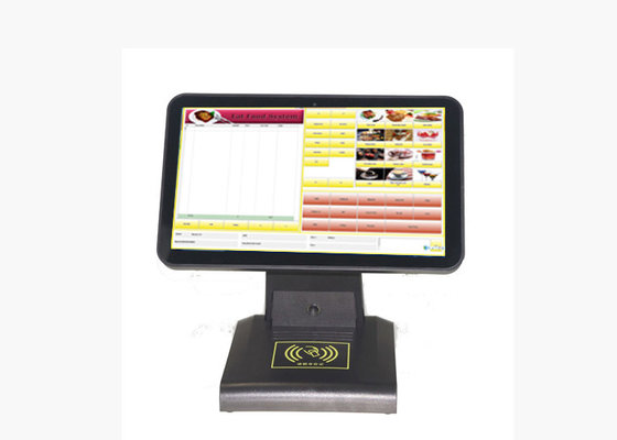 High Resolving Power Retail POS Terminal Single Screen Windows PC Supported