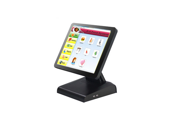 Fanless Quad Core Touch Screen Register For Restaurant , Capacitive Touch Pos Machine