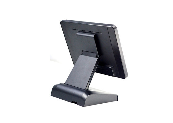 15 Inch All In One Touchscreen POS Terminal Monoblock Computer Black Color