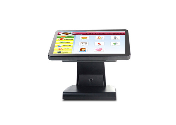 Multi - Touch Supermarket Cash Register System Low Noise Fanless 17.0 Kgs