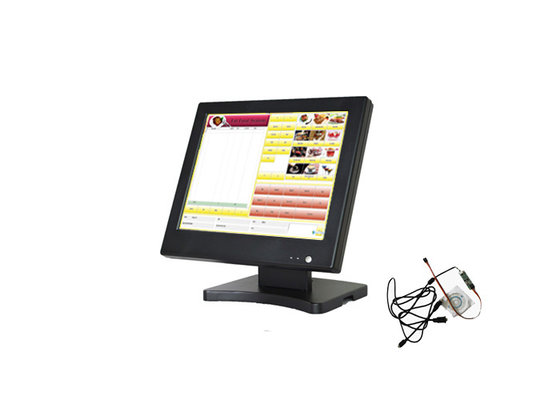 All In One Windows Based Pos System For Restaurant , 15 '' Touch Screen Cash Register