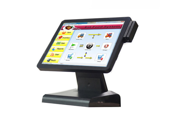 Retail Store Tablet Cash Register System , Touch Pos Terminal With MSR