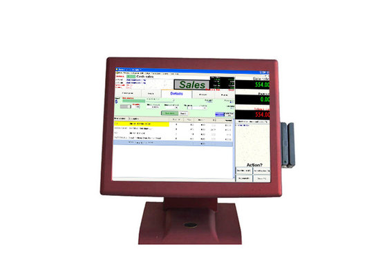 Windows OS All In One POS Terminal 15 Inch With MSR Card Reader POS2119