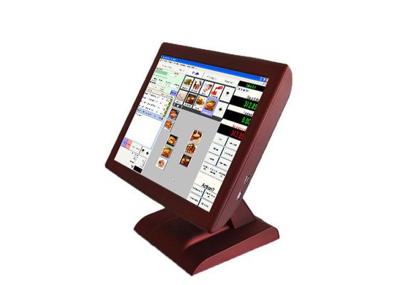 15 Inch LCD TFT Resistive Touch Screen POS PC  Hardware Cashier Support Windows OS