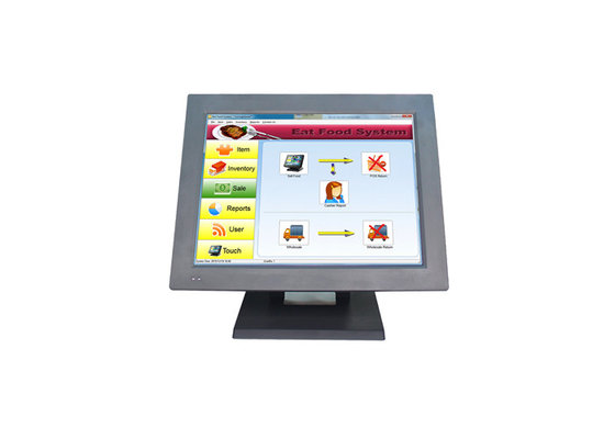 15 Inch Touch Screen Cash Register Hotel POS System Metal Grey Color