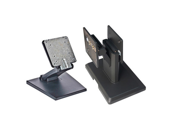 Dual Screen Vesa Monitor Stand ABS Metal Easy Installation Black Color