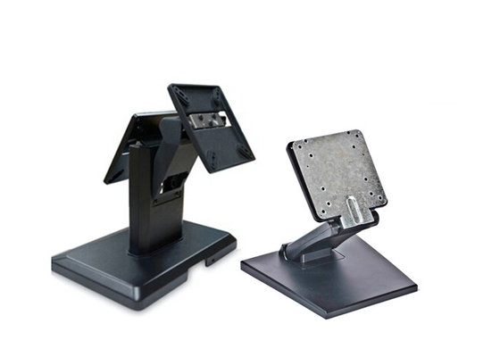 Dual Screen Vesa Monitor Stand ABS Metal Easy Installation Black Color