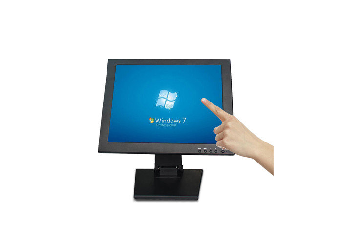 Resolution 1.24 * 768 Retail Touch Screen Monitor , Hands - On Control Pos Display Monitor