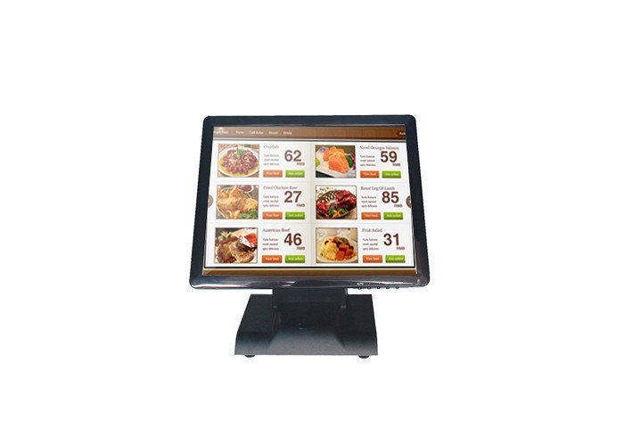 17 Inch POS Touch Screen Monitor 1024 * 1280 Resolution 45W Consumption