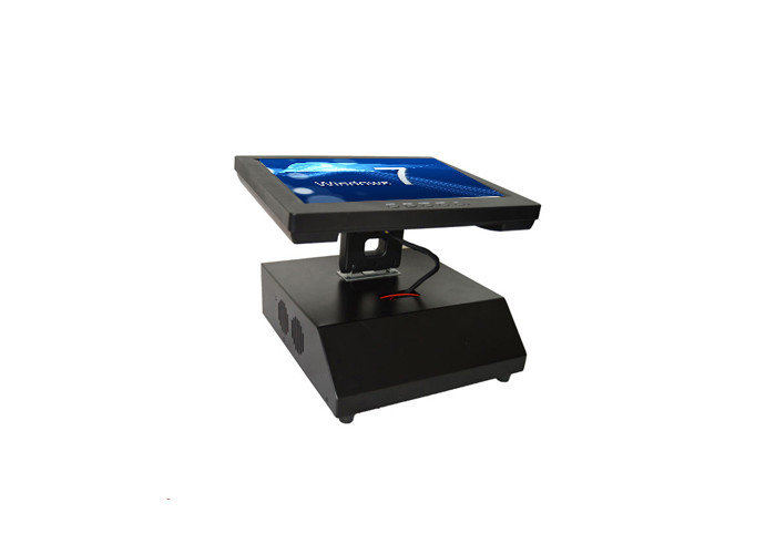 Cashier Register All In One Pos Terminal With Card Reader 35W Power Consumption