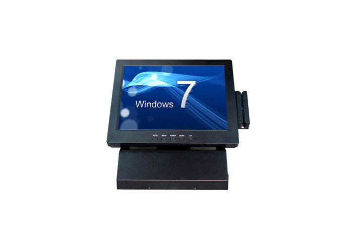 Pizza Shop All In One Pos Computer , Touch Screen Pos Cash Register Low Consumption