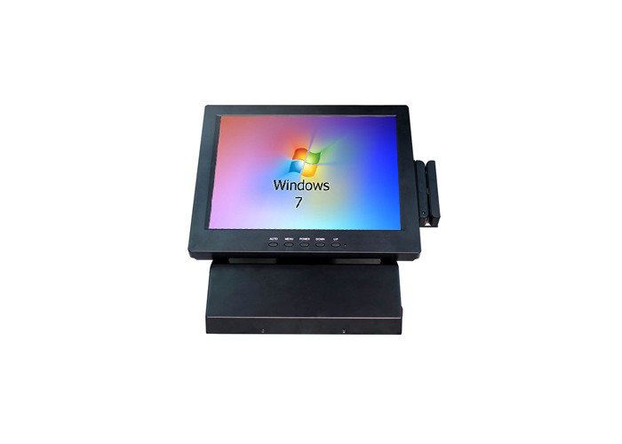 Restaurant 12 Inch All In One POS Terminal With Magnetic Stripe Card Reader