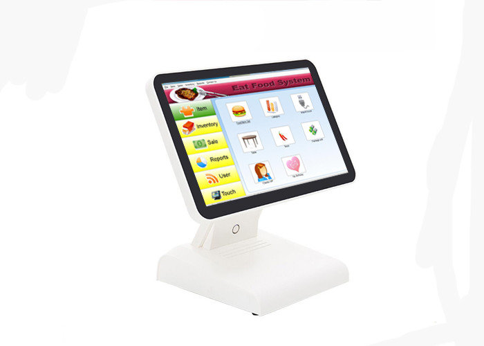 Retail Bar Pos System , TFT LCD Screen Windows Based Pos System For Restaurant