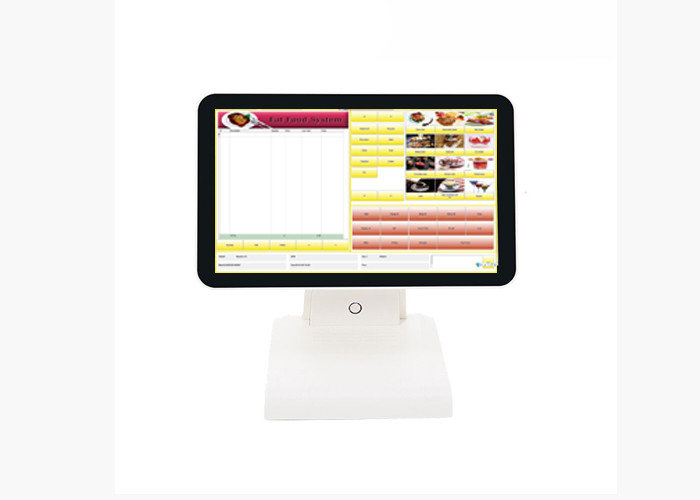 White Color Wifi Retail Pos Terminal High Brightness Waterproof Special Design