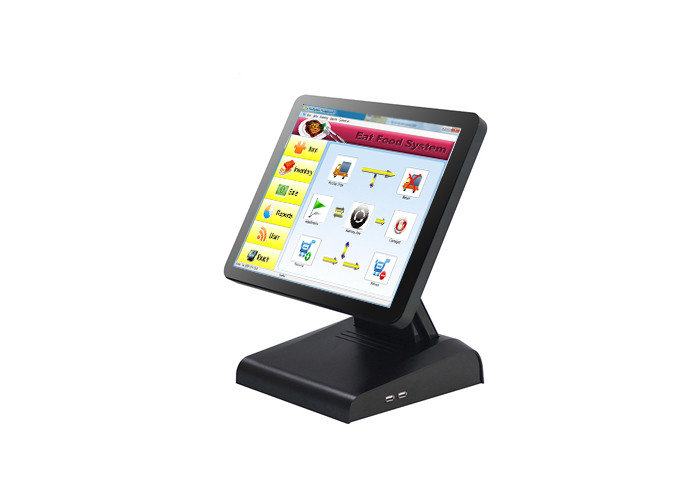 15 Inch POS Touch Screen Cash Register System For Bars Simple Design