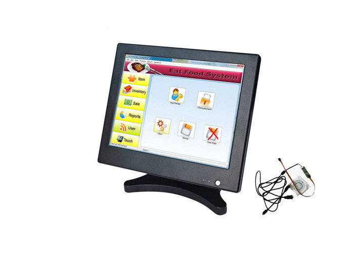 USB PC Touch Screen Point Of Sale Terminals Resolution 1024 * 768 Lan For Food Industry