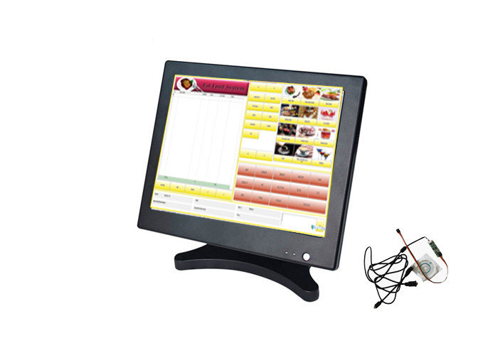 Smart All In One POS Terminal Software System For Restaurant Black Color