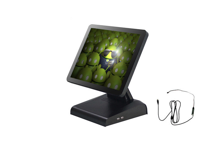Black Android POS Smart Terminal Price / LCD Touch Screen With Pure Screen / All In One Ponit of Sale For Hotle