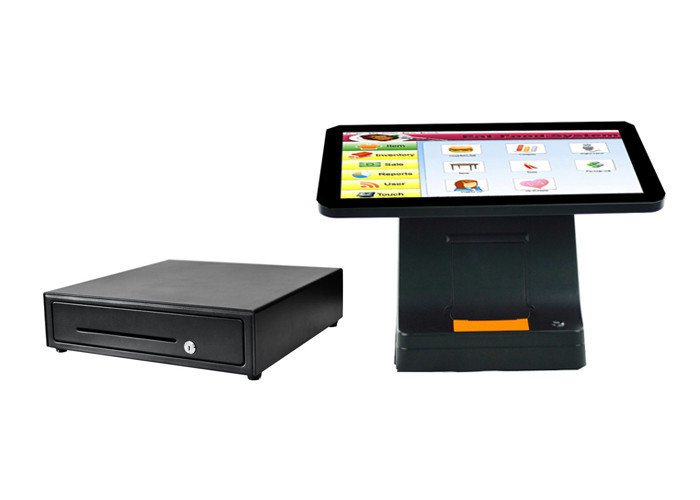 Touch Screen Pos Terminal / All In One POS Terminal 410 MM Cash Drawer