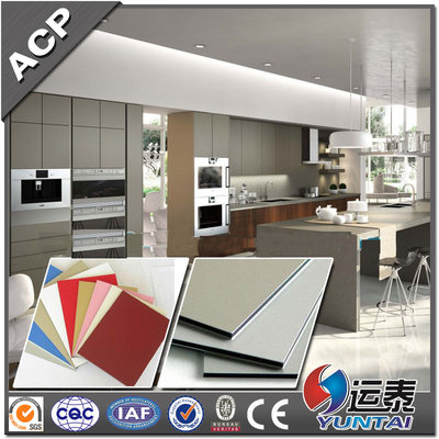 Top  high quality 4mm Alucobond  matte series PVDF Aluminum Composite Panel white black grey color