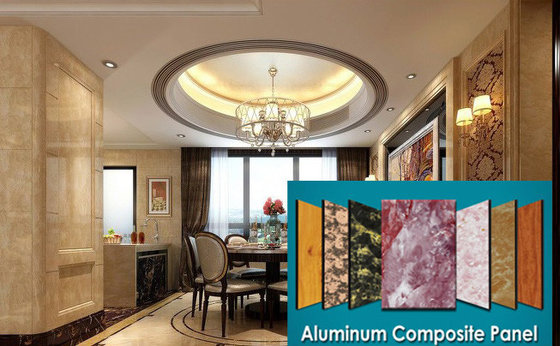 vivid Marble stone Flatness composite Panel Alucobond good price quality ACP sheets construction materials