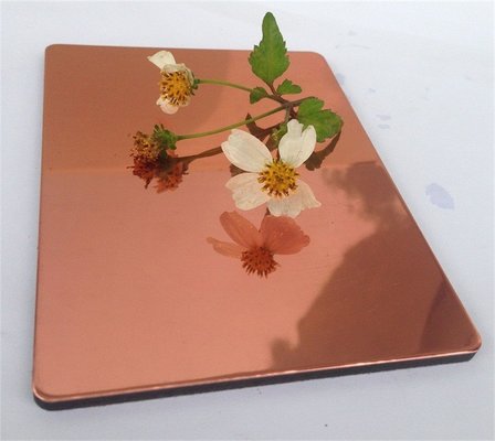 1220x2440x 4mm silver Mirror Aluminum Composite Panel
