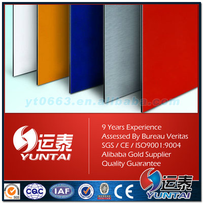 5mm PVDF ACP sheet building facade cladding ACM panel alucobond price China supplier