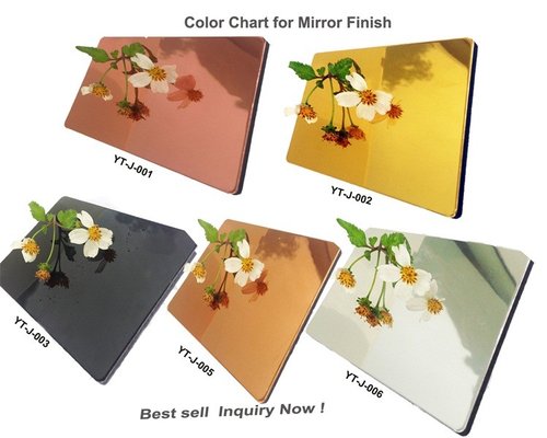 3mm 4mm 5mm  Mirror Aluminum Composite Panel wall paneling cladding ACP sheet Alucobond best price