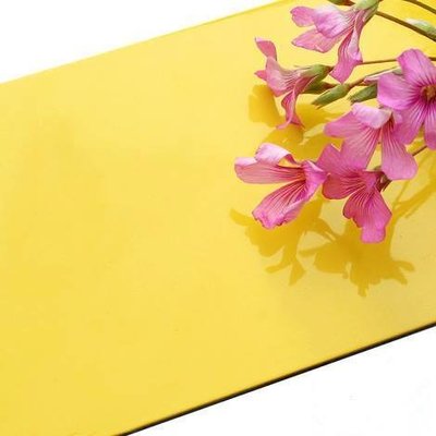 Wall Cladding Fireproof PVDF Aluminum Composite Panel Glossy PVD Colored