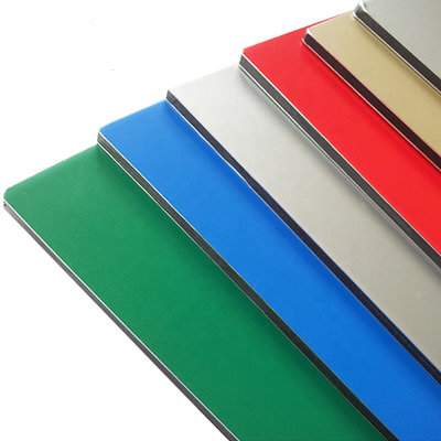 4mm Glossy Green aluminum composite panel for advertising board