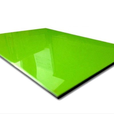 MKS001 Outdoor PVDF Aluminum Composite Panel 3mm 4mm Thickness Glossy Yellow