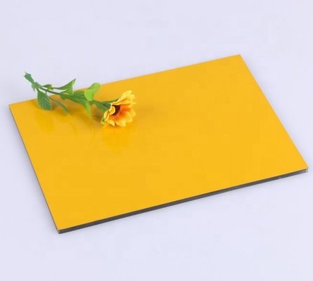 MKS001 Outdoor PVDF Aluminum Composite Panel PVD Colored Decorative Material