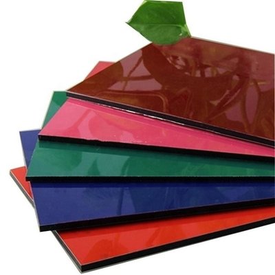 MKS001 Outdoor PVDF Aluminum Composite Panel PVD Colored Decorative Material