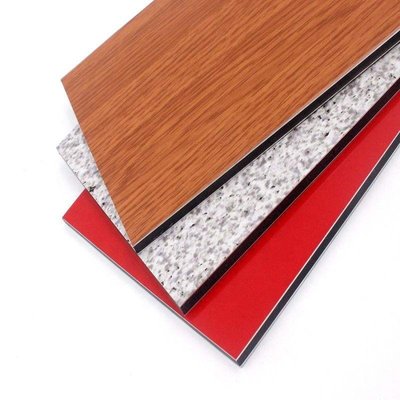 4x8 ACP Exterior Wood Aluminum Composite Panel MKS001 Outdoor PVD Colored