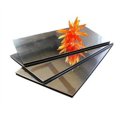 Mirror finish aluminum composite panel exterior use wall cladding 4x8 ACP