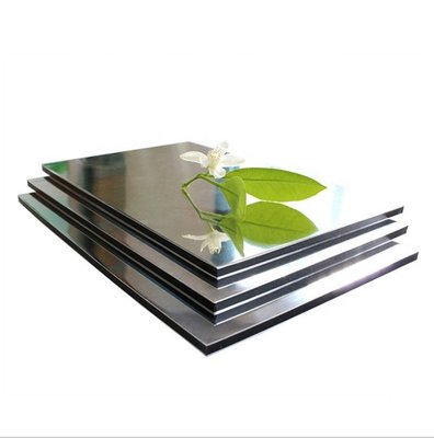 Mirror finish aluminum composite panel exterior use wall cladding 4x8 ACP